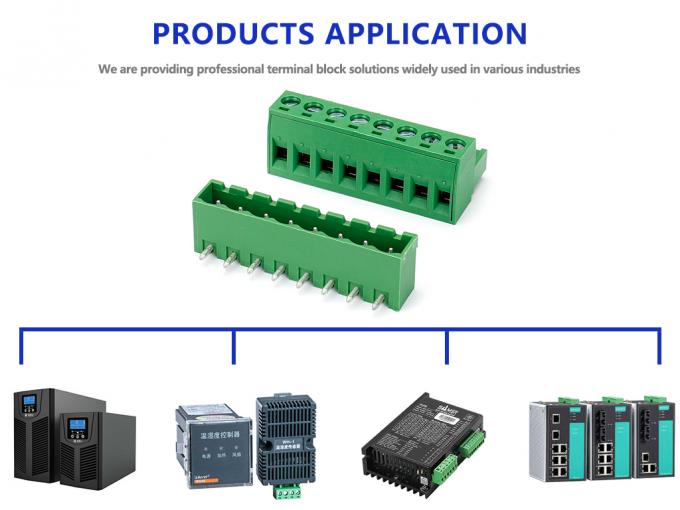 AC 2000V PCB Mount Screw Terminal Block , Electrical Terminal Block CST ...