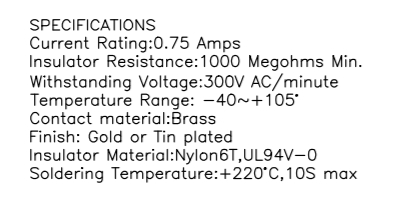 SMT 10 Pins Male Pin Header Connector Dual Row With Cap Reel Packing