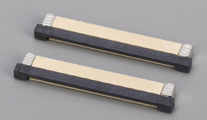 Brass Terminal LCP Lock FPC Patch Connector 0.5mm Spacing