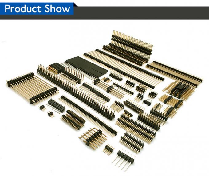Single Row 1.27mm 2.54mm Male Pin Header Connector For PCB