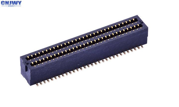 Double Row PCB Board To Board Connector 0.8mm Vertical Mother Seat Insulation Resistance