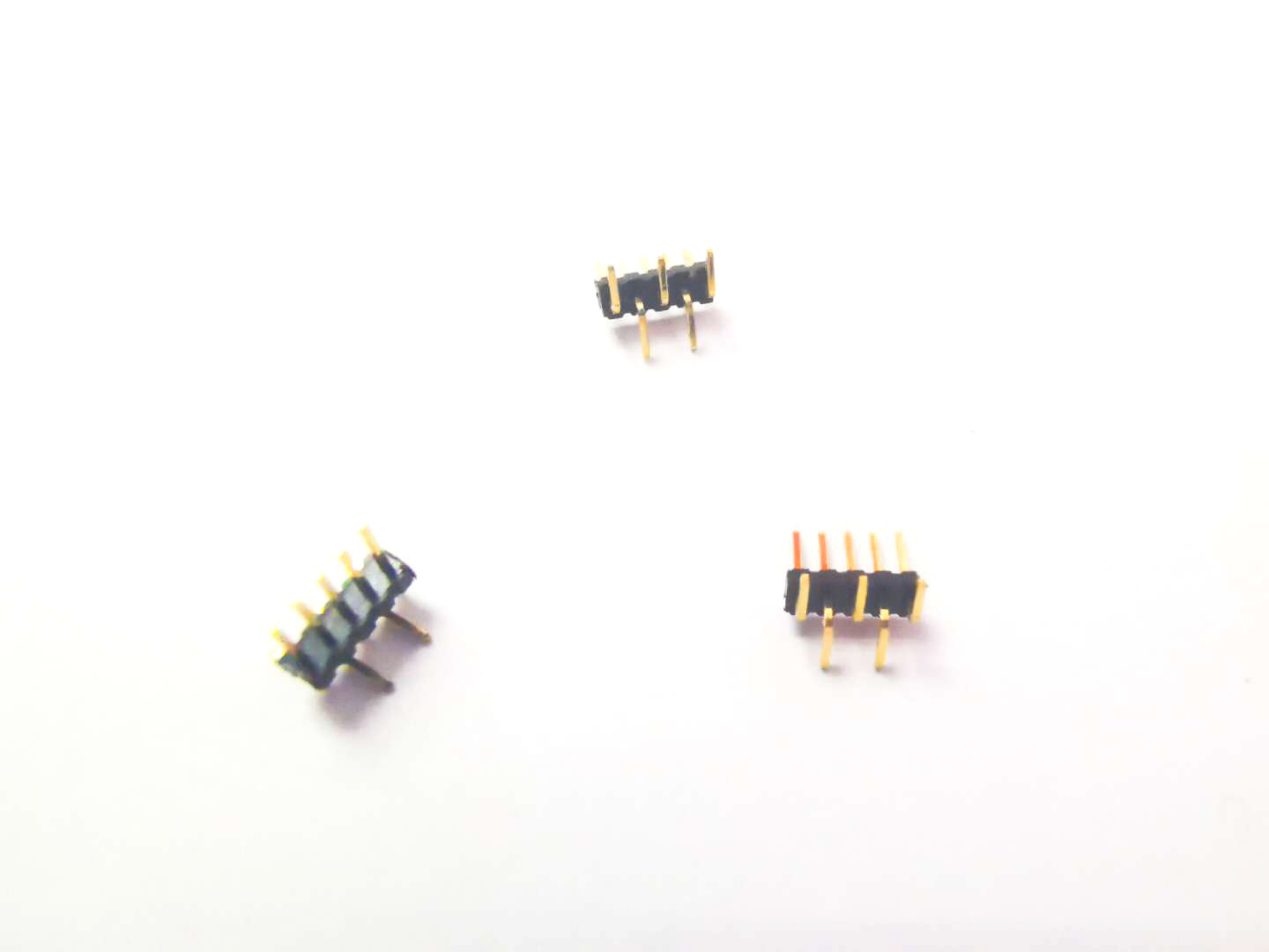 1.27MM Pitch 1*5P UL94V-0 PA6T Male Pin Header Connector